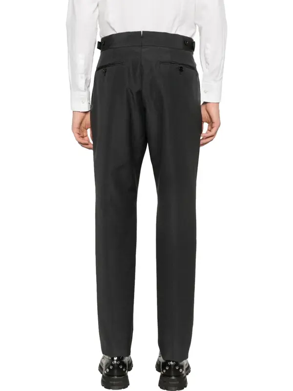 TOM FORD Belted Tailored Trousers - Grey
