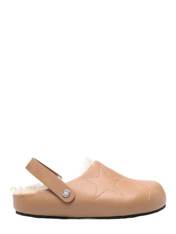 Stella McCartney Star-embroidery Slippers - Neutrals