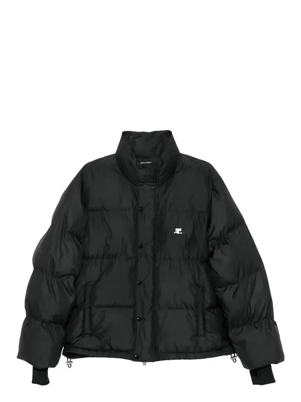 COURREGES Quilted Padded Jacket - Black