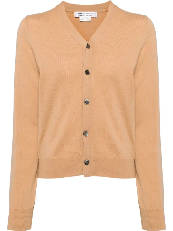 Comme Des Garçons Cashmere Cardigan - Brown