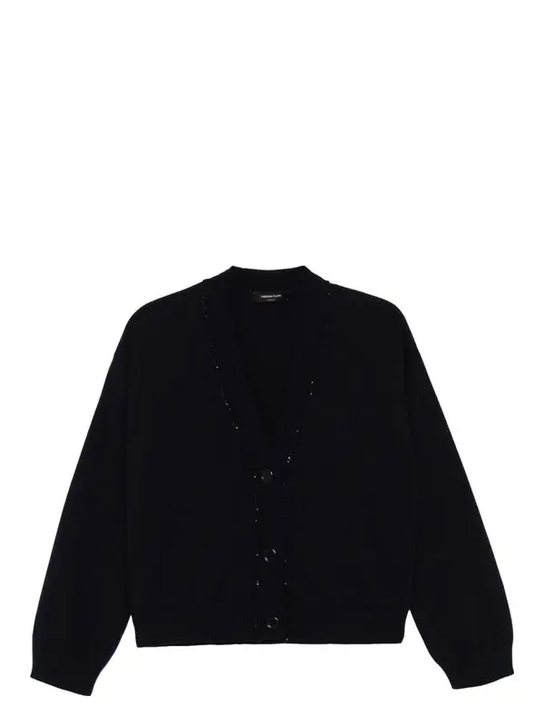 Fabiana Filippi Sequin-detailed Cardigan - Blue