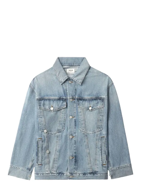 AGOLDE Long-sleeve Denim Jacket - Blue