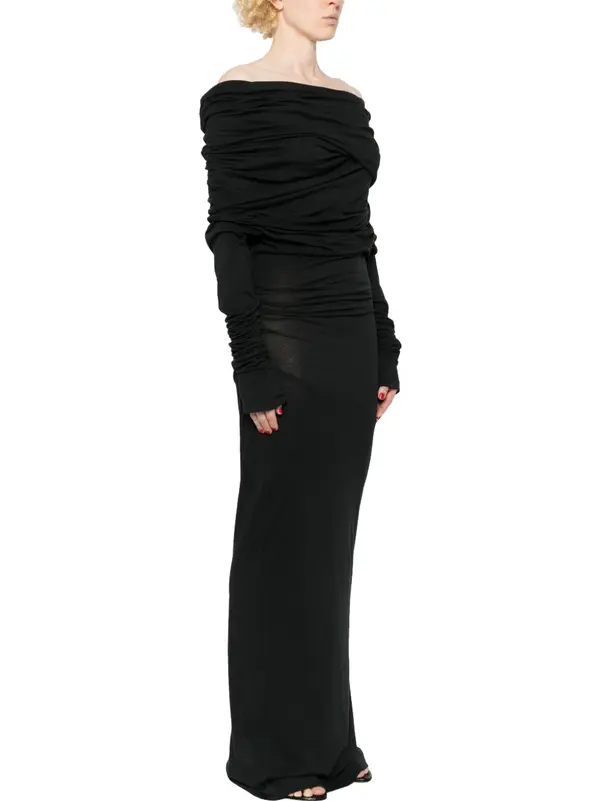 ENTIRE STUDIOS Bound Maxi Dress - Black