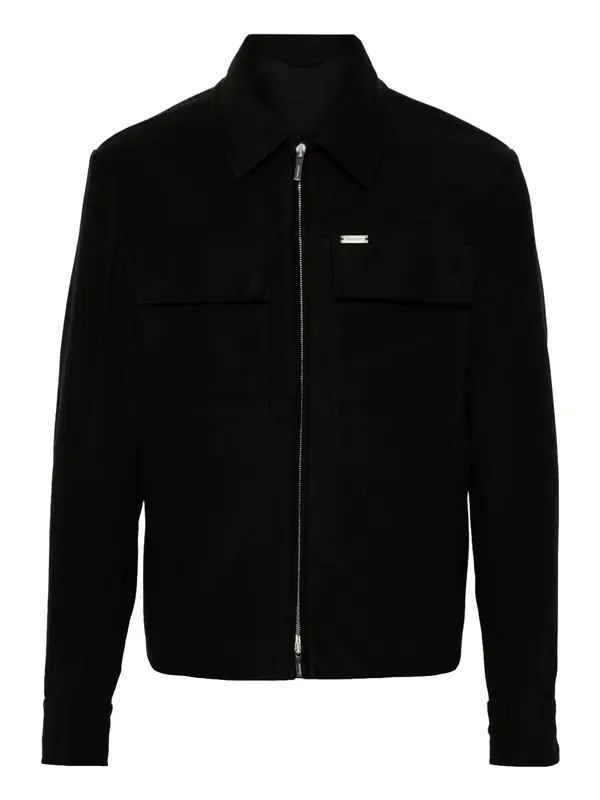 FERRAGAMO Cotton Jacket - Black