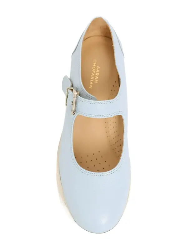 STUDIO CHOFAKIAN Esmerie Leather Loafers - Blue