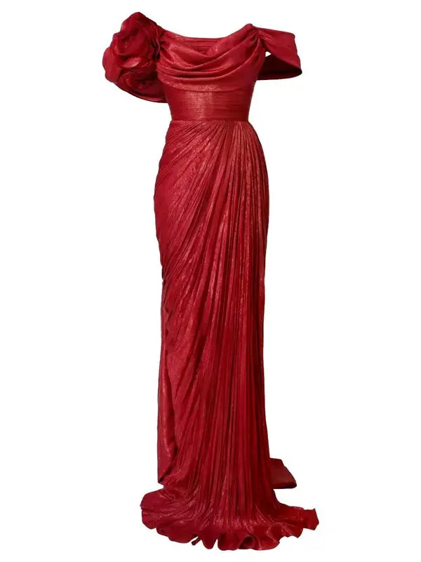 IRIS SERBAN Zara Gown - Red
