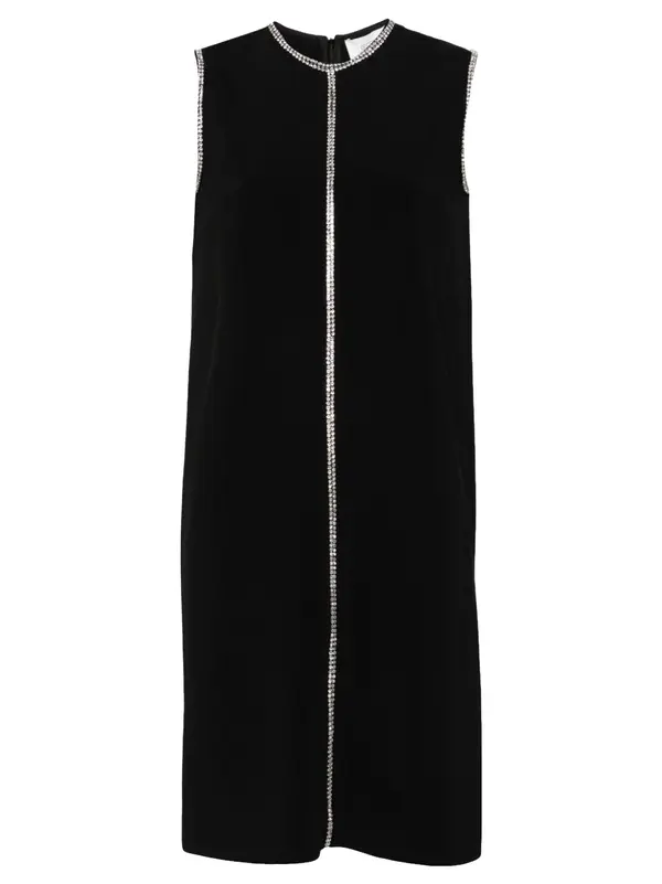 Sportmax Crystal-embellished Mini Dress - Black