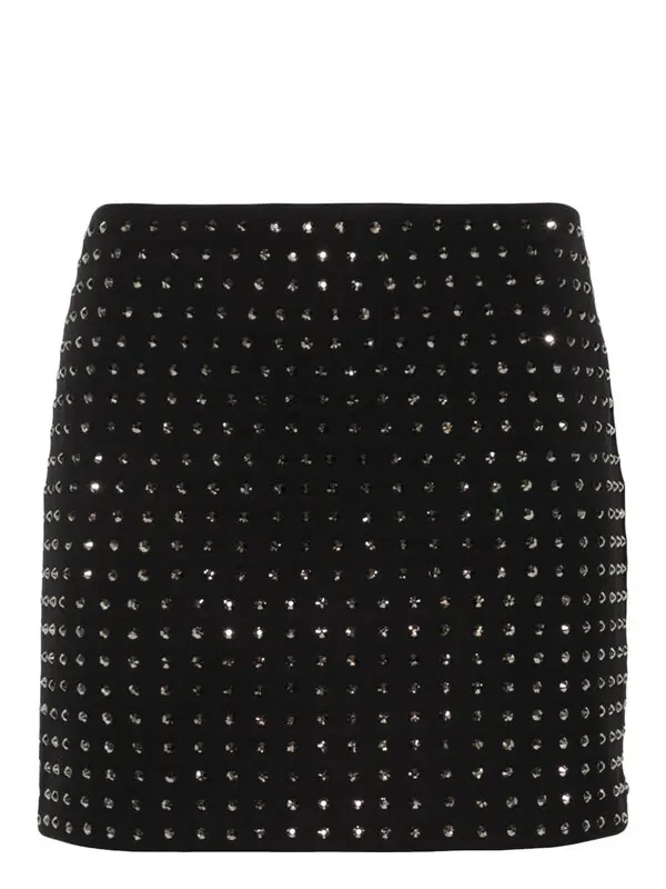 Sportmax Studded Mini Skirt - Black