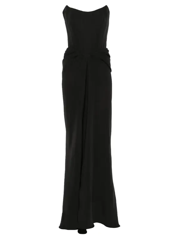 IRIS SERBAN Irina Gown - Black