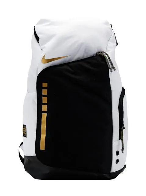 Nike Hoops Elite 32l Backpack - White/gold/black
