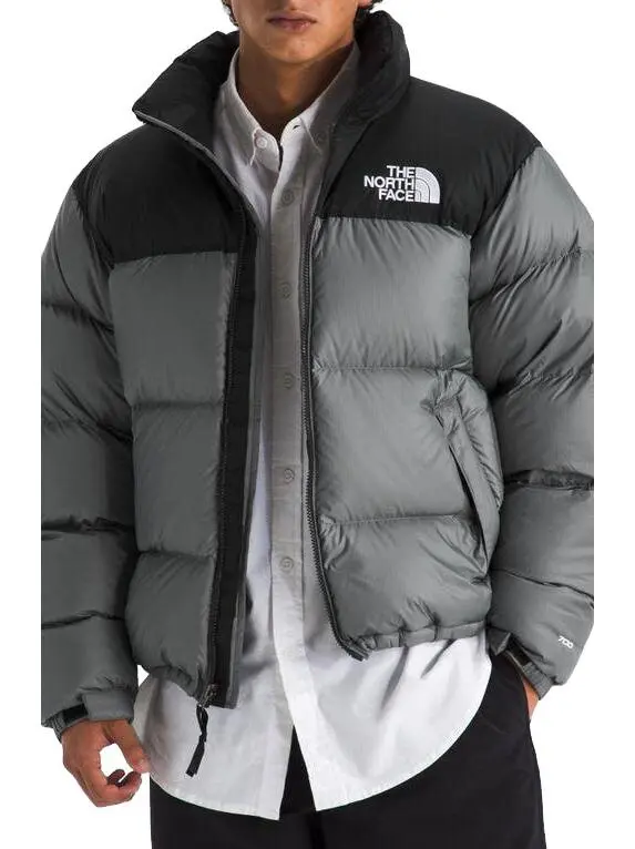 The North Face 1996 Retro Nuptse 700-fill-power Down Packable Jacket - Smoked Pearl/tnf Black