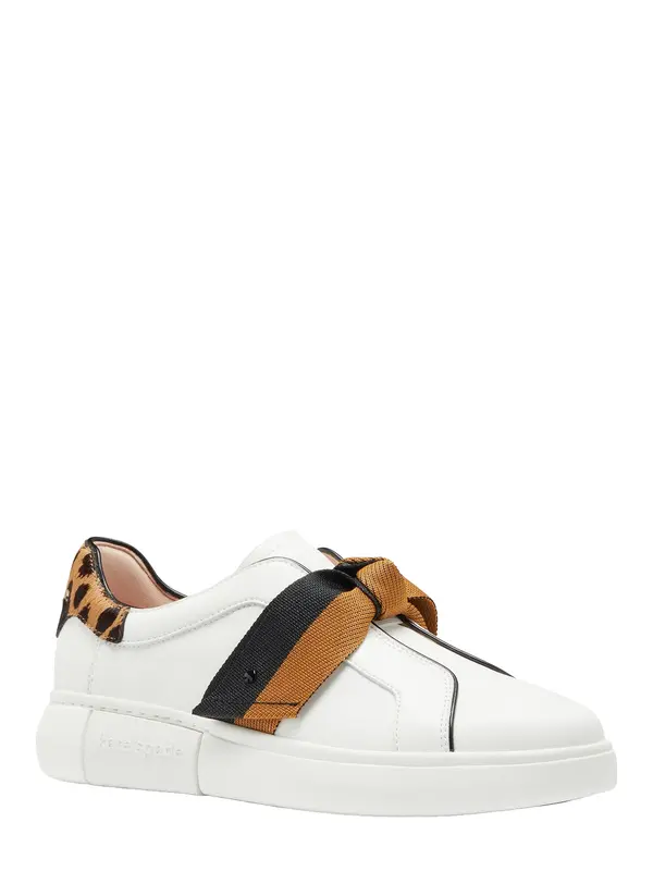 Kate Spade New York Lexi Sneaker - Optic White/tobacco