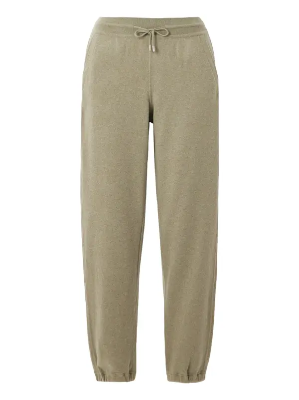 Loro Piana Cashmere Track Pants - Green