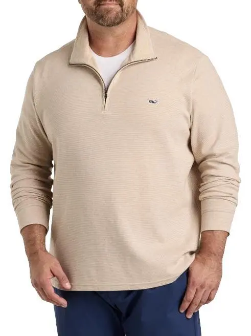 Vineyard Vines Saltwater 1/4-zip Pullover - Officer Khaki
