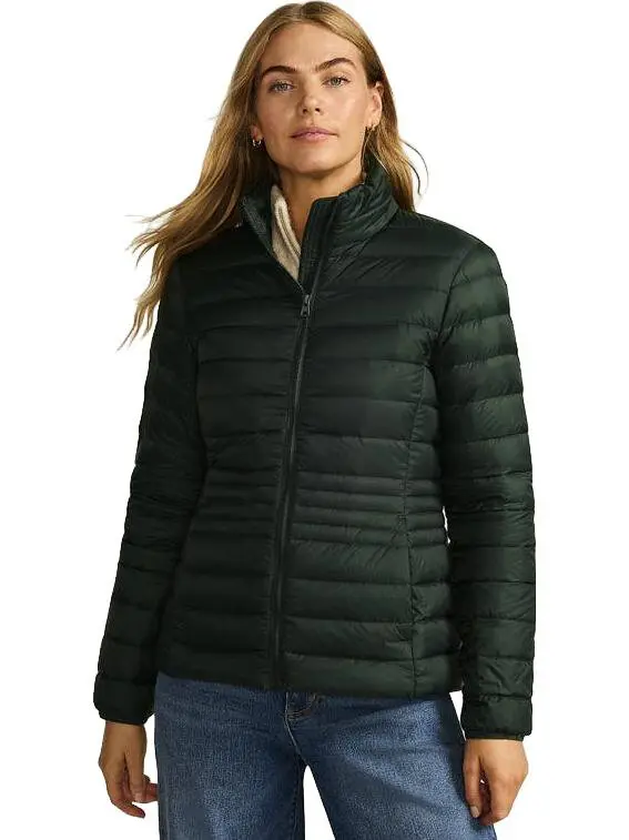 LANDS' END Wanderweight Ultralight Packable Down Jacket - Woodland Forest