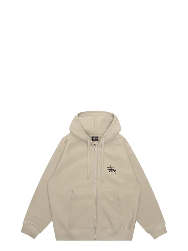 StÜssy Basic Zip Hoodie - Green