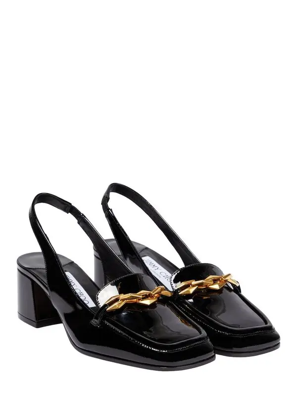 JIMMY CHOO Diamond Tilda 45 Slingback Pumps - Black
