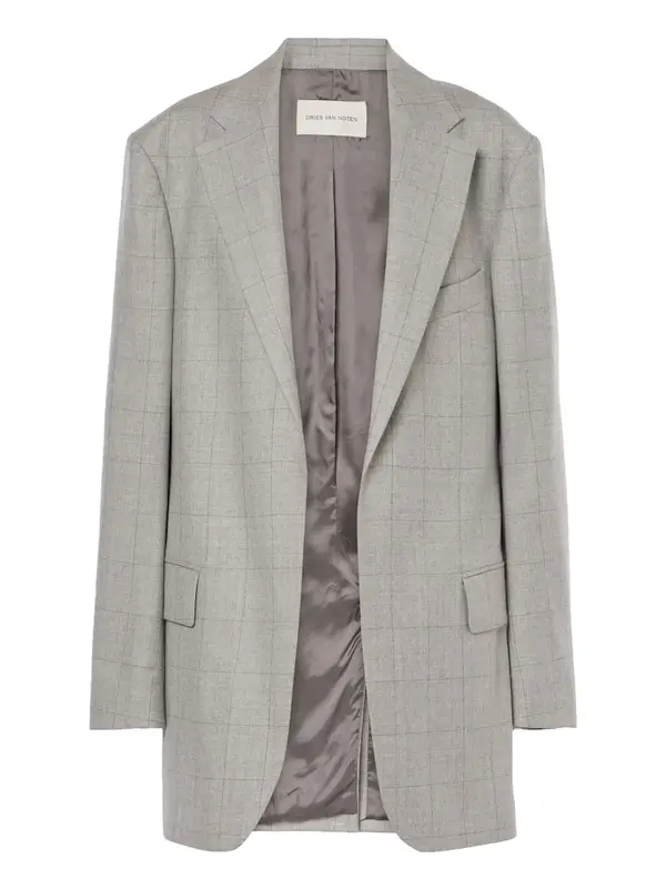 Dries Van Noten Wool Blazer - Grey