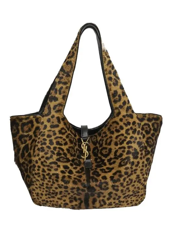 Saint Laurent Bea -print Tote Bag - Leopard