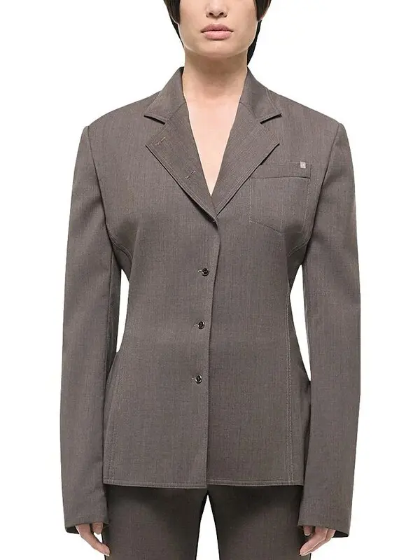 Helmut Lang Combo Suit Shirt - Light Brown