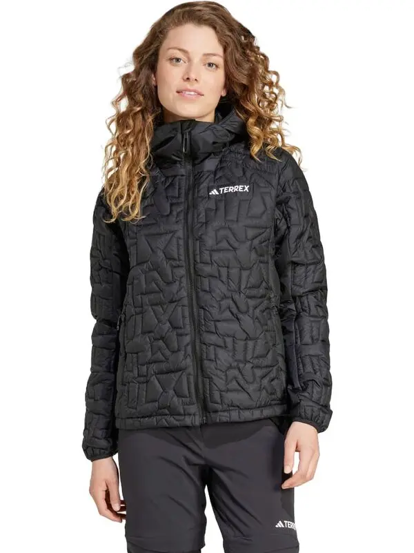 Adidas Terrex Xperior Primaloft Insulated Hooded Jacket - Black