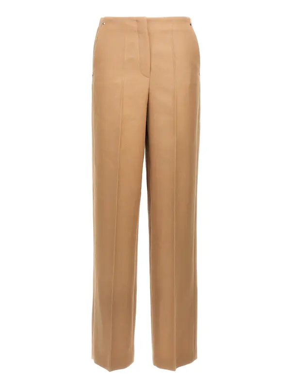 Fendi Grain De Poudre Trousers - Brown