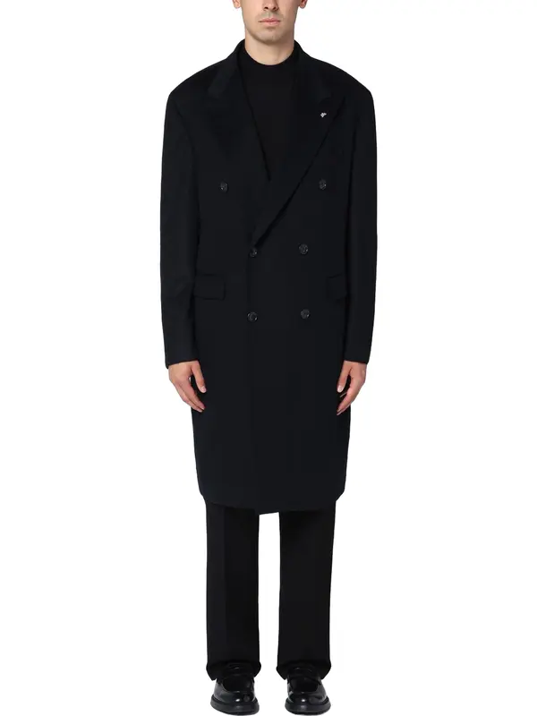 Tagliatore Double-breasted Coat - Blue