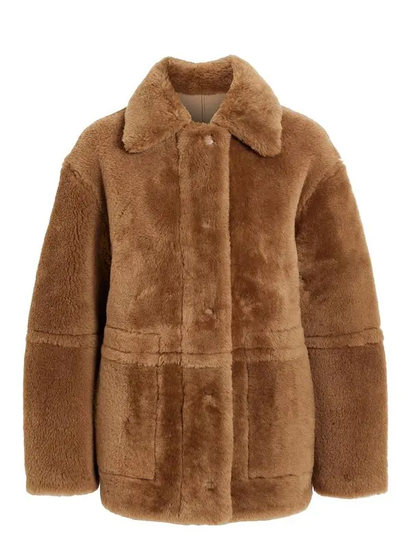 Vince Shearling Jacket - Camel