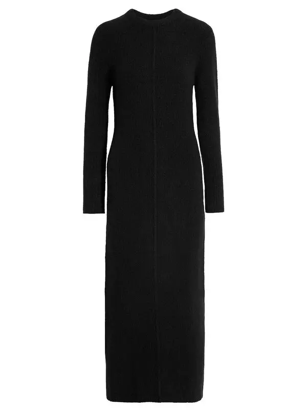 Loulou De Saison Bisha Cashmere-blend Maxi Dress - Black