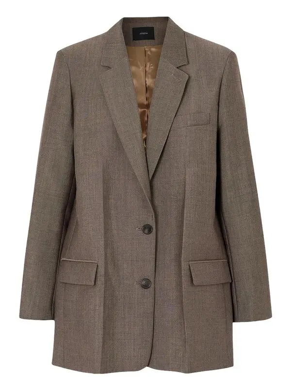 JOSEPH Allcroft Wool-blend Blazer - Taupe