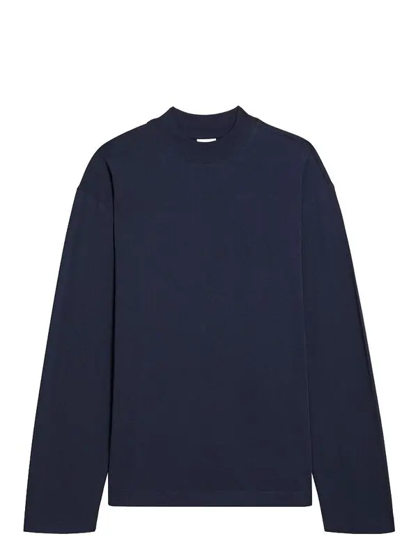 Dries Van Noten Cotton-jersey T-shirt - Navy