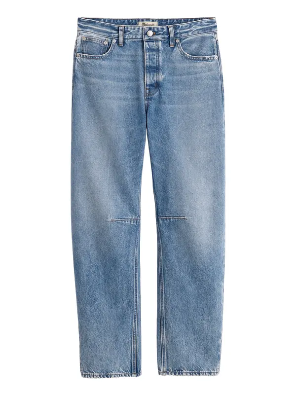 Madewell Darted Barrel-leg Jean - Dobbins Wash