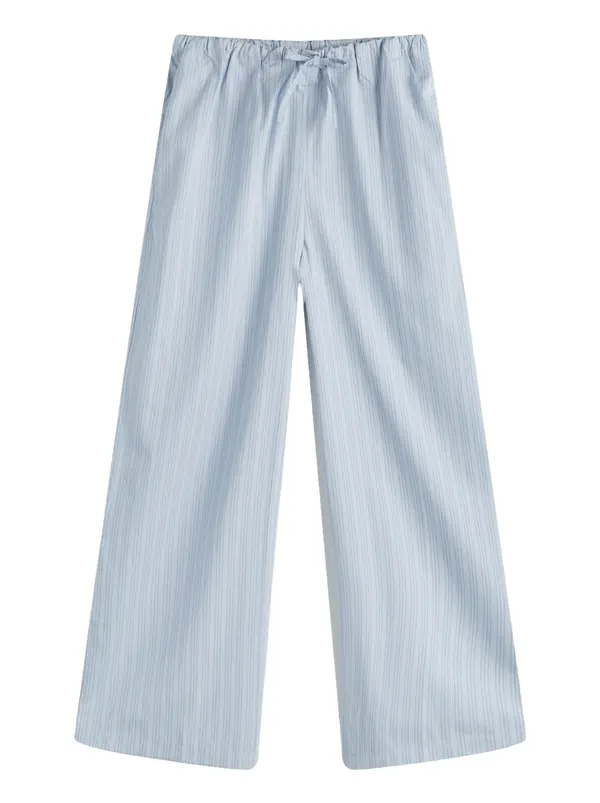 Faithfull The Brand Freja Pant - Blue Pinstripe