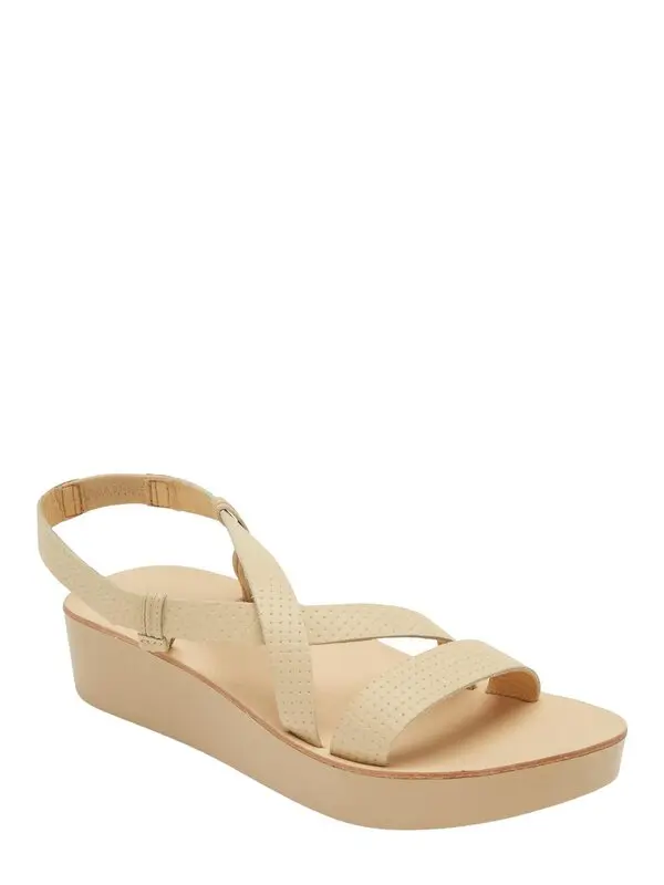 Olukai Onohi Strappy Platform Sandal - Warm Beige/warm Beige