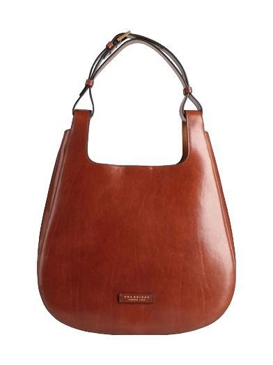 THE BRIDGE Hobo Bag In Cow Leather - Tan