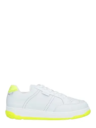 Gcds Low-top Leather Sneakers - White