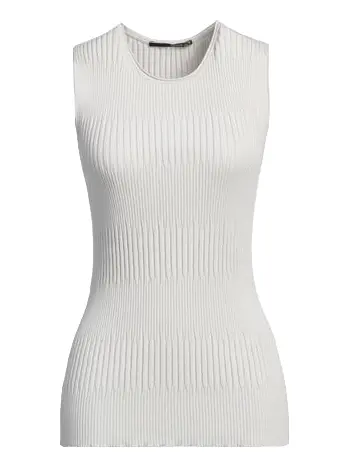 TORTONA 21 Knitted Sleeveless Top - Off White