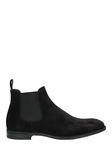 DOUCAL'S Ankle Boots In Leather - Black