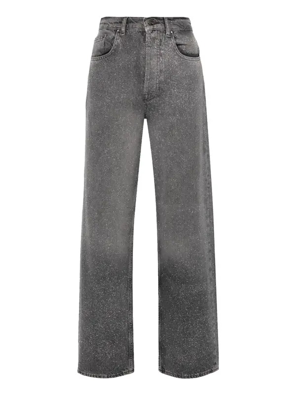 Liu Jo Glittered Jeans - Black