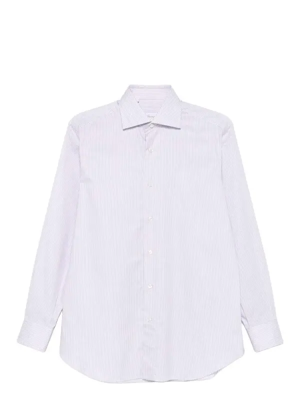 Brioni Striped Shirt - White