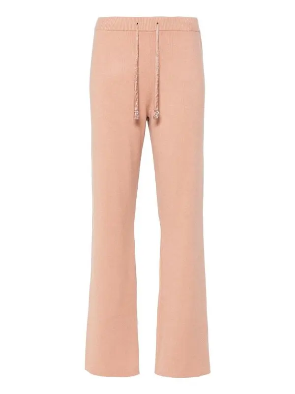 Liu Jo Ribbed-knit Trousers - Orange