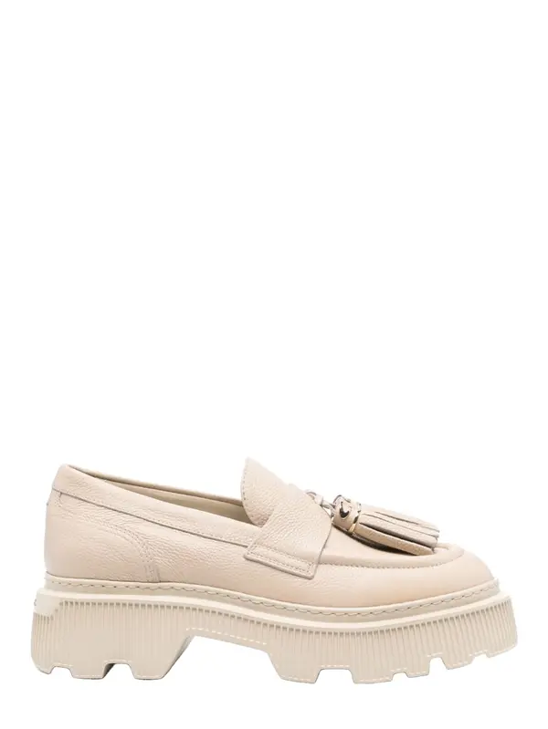 Santoni Chunky Loafers - Neutrals