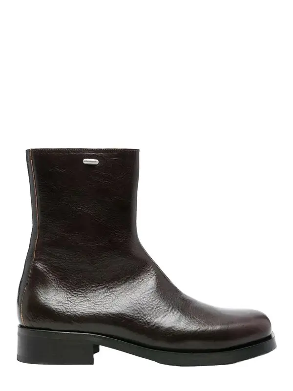 Our Legacy Square-toe Ankle Boots - Brown
