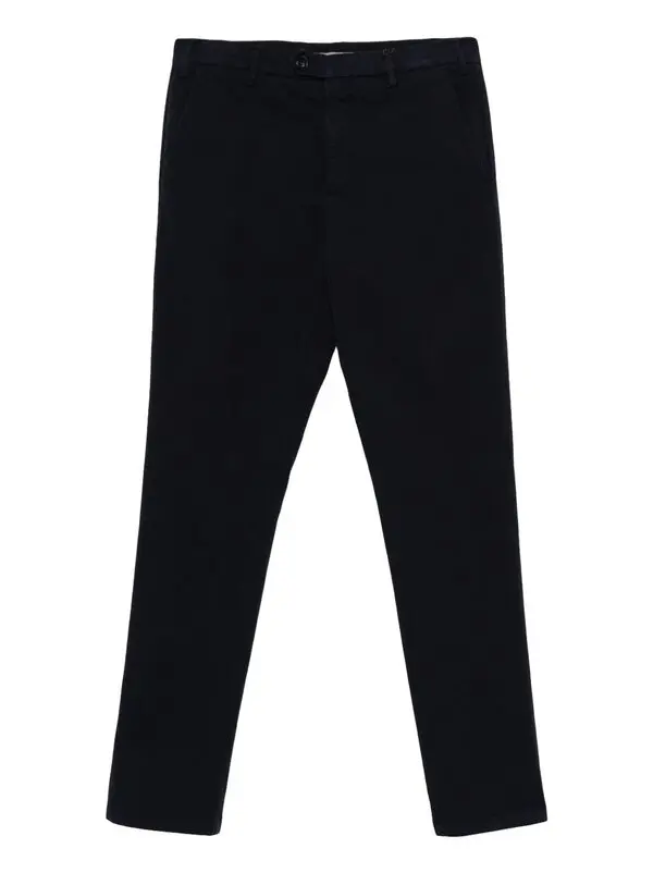 Canali Twill-weave Chinos - Blue