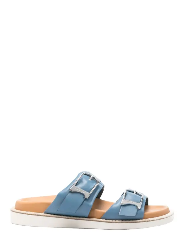 Santoni Double-strap Sandals - Blue