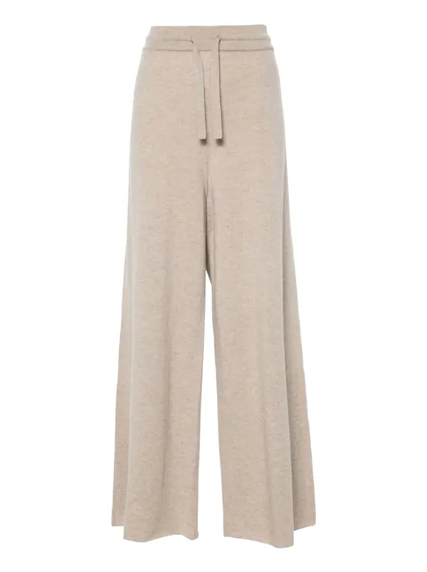 JIL SANDER Drawstring-waist Cashmere Trousers - Neutrals