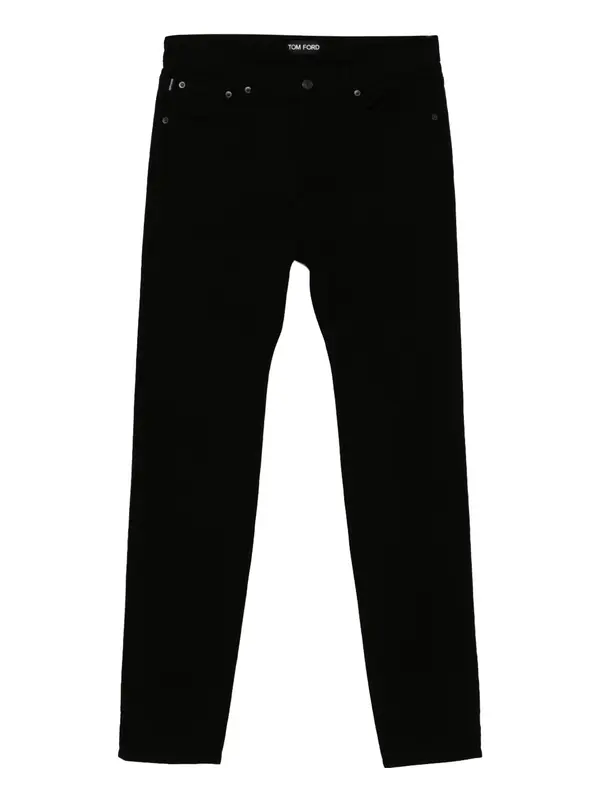 TOM FORD Straight-leg Trousers - Black