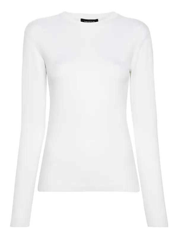 Fabiana Filippi Fine-knit Sweater - White