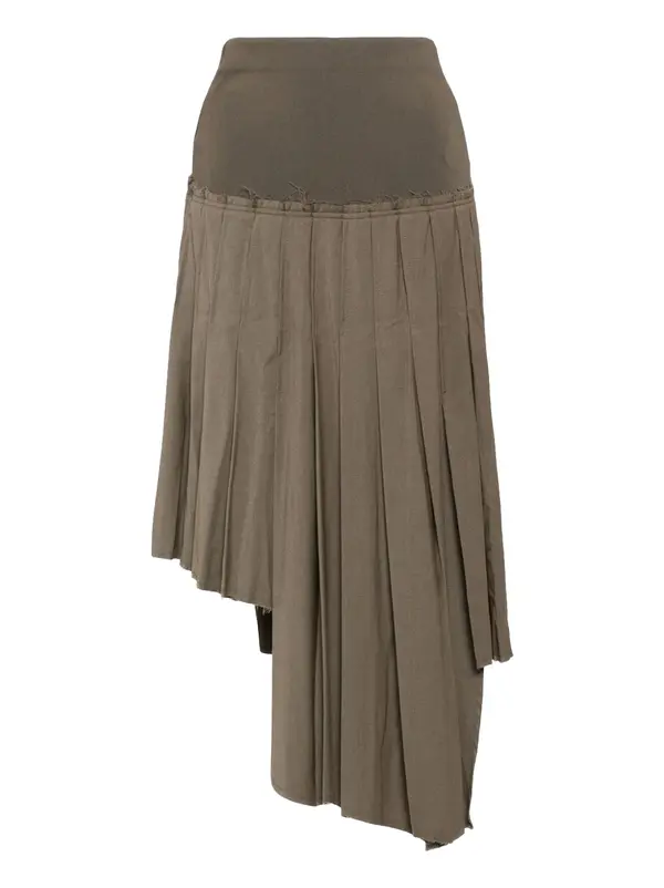 Rokh Pleated Skirt - Brown