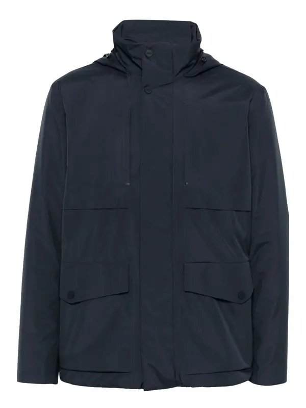Herno Hooded Jacket - Blue